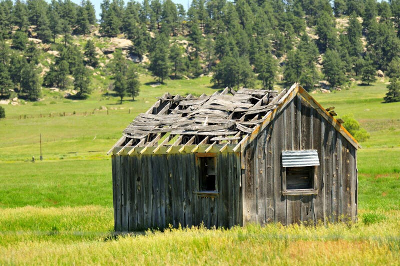 Old Shack stock photo. Image of wood, abandoned, spring - 15063620