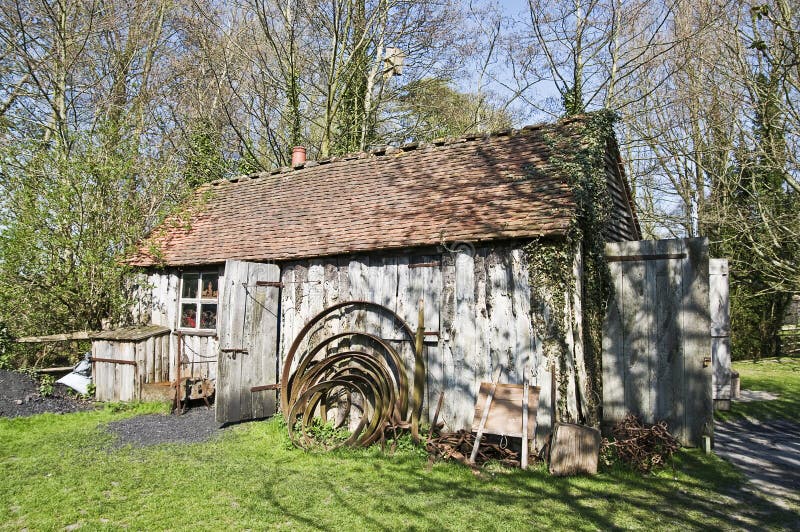 Old farm shack stock image. Image of worn, vintage, broken - 16439217