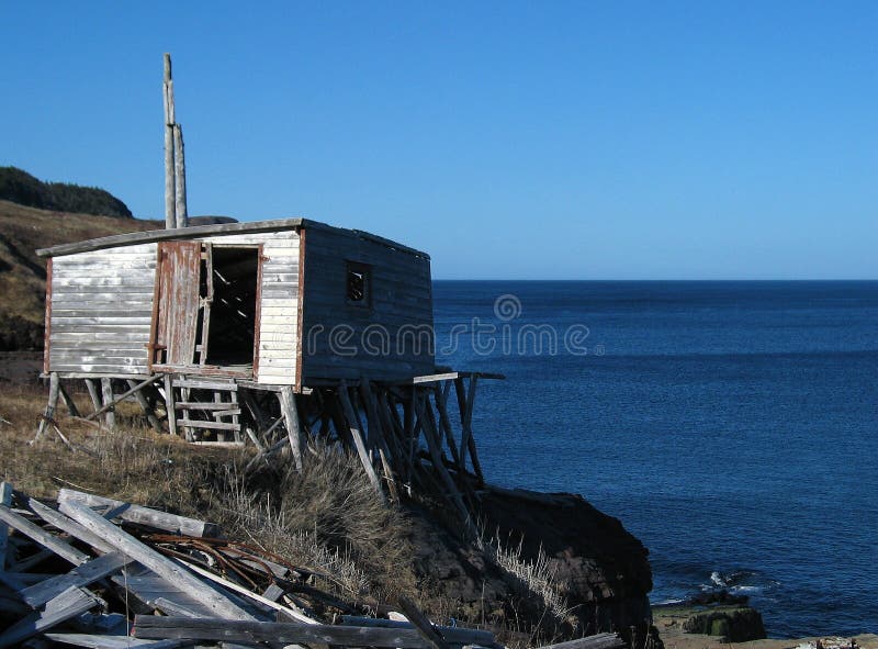 Old Shack by the Sea stock image. Image of ocean, charm - 22943