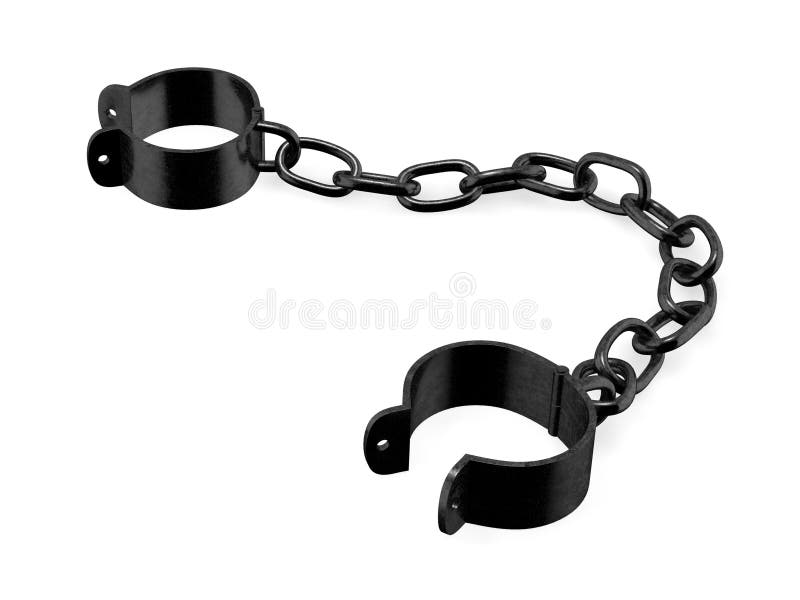 Old shackles 3d rendering stock illustration. Illustration of iron ...