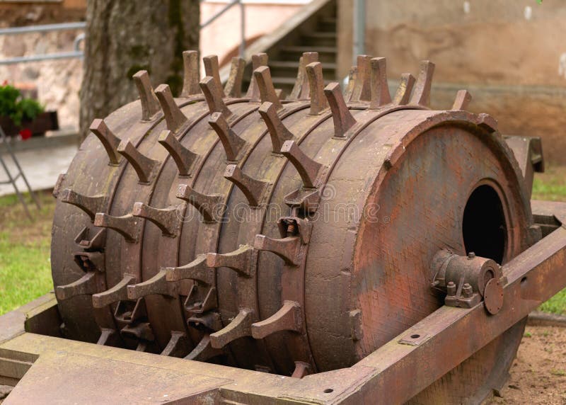 Old Sheepsfoot, Tamping Road Roller Soil Compactor with Vibrating ...