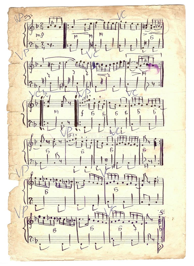 Old Notes Sheet Stock Illustrations – 2,650 Old Notes Sheet Stock ...