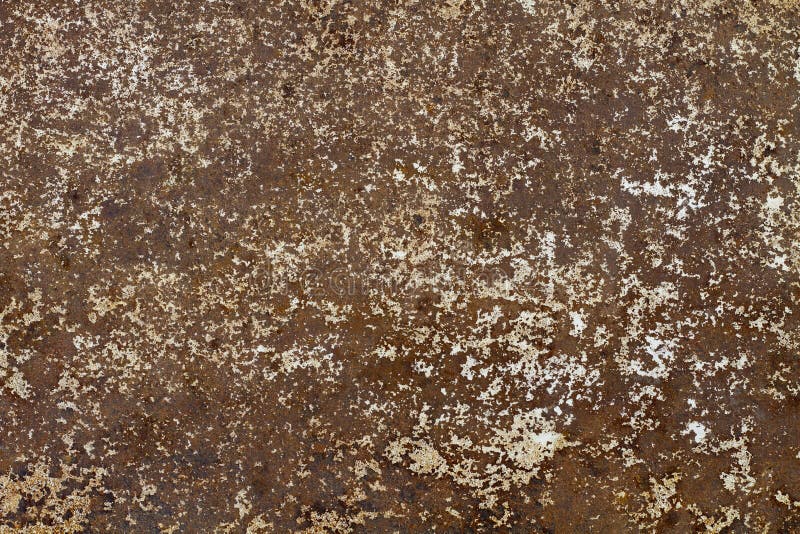 Old Sheet of Iron Covered with Rust and Corrosion Paint. Rust Texture ...