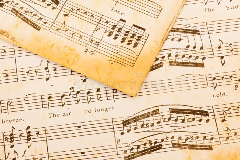 Old sheet music stock image. Image of musical, lyrics - 54862811