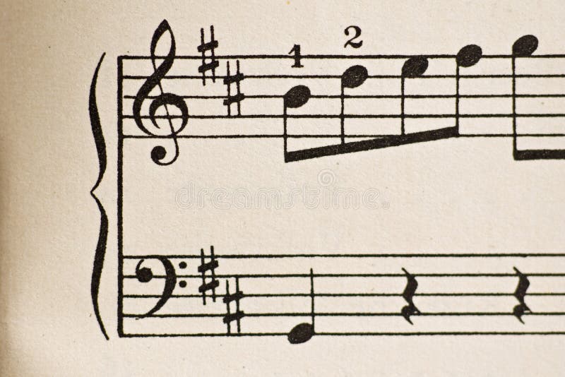 Old sheet music stock image. Image of sheet, black, music - 49263681