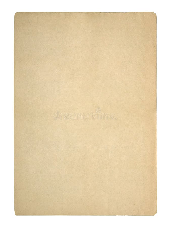 Old blank sheet of paper stock photo. Image of edge, burnt - 5817466