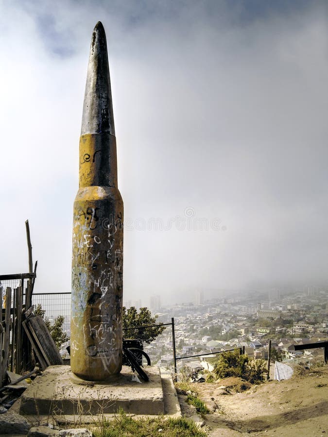 Old shell stock image. Image of ammunition, shell, valparaiso - 14645011
