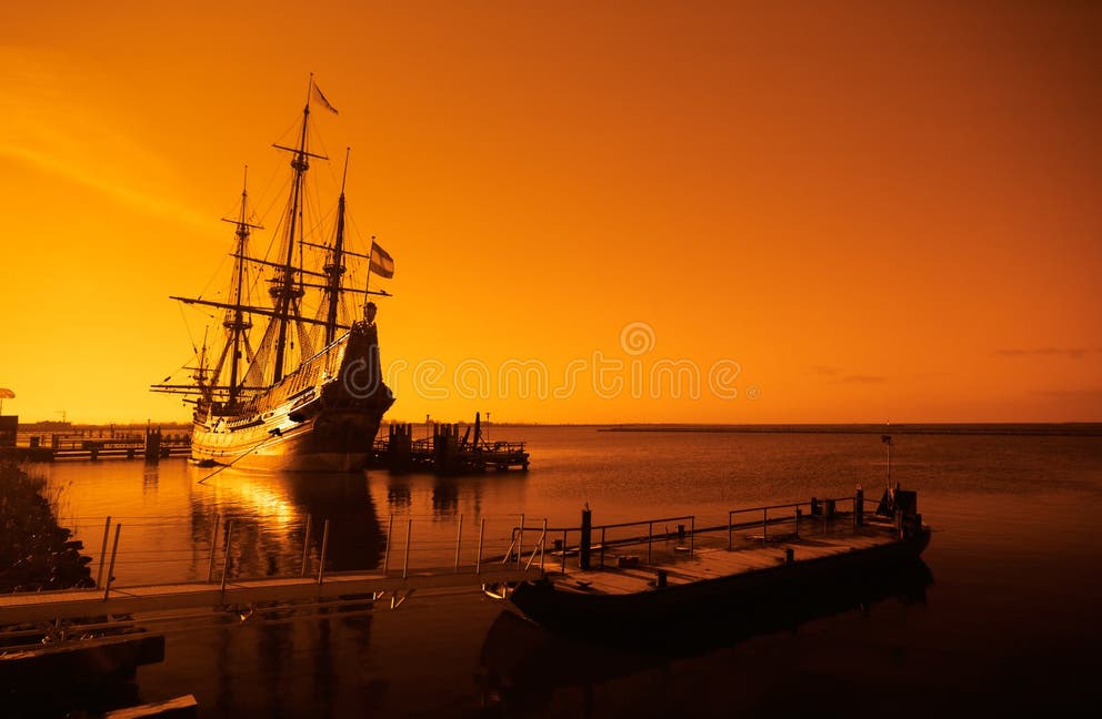 Old ship stock image. Image of dock, navigation, pirate - 1839637