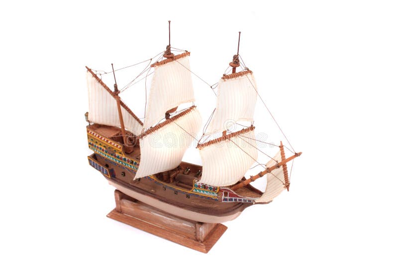 Old ship stock photo. Image of small, single, brigantine - 3408564