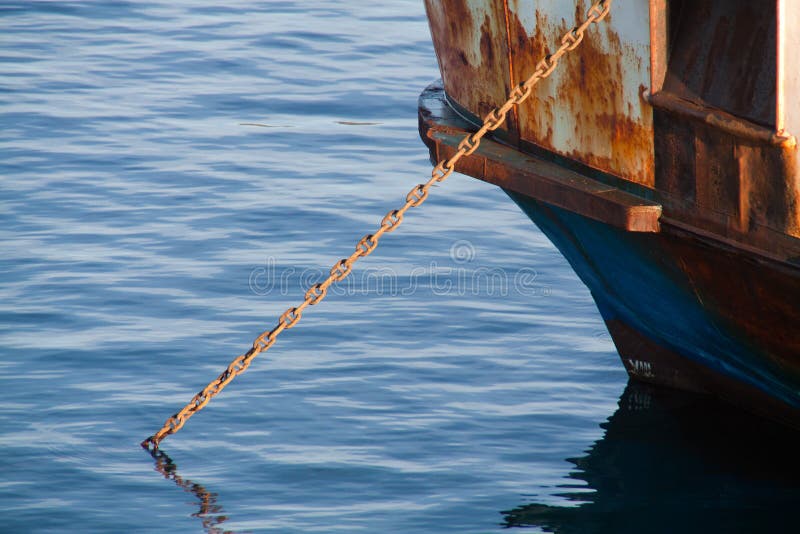 Ship railing stock image. Image of sundown, rail, marine - 1203549