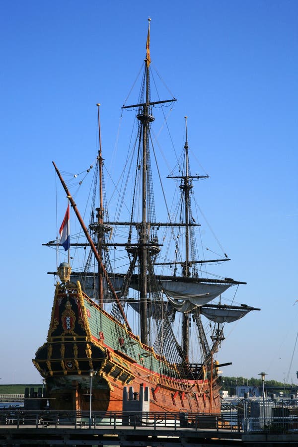 Old ship stock image. Image of docked, galleon, history - 4515813