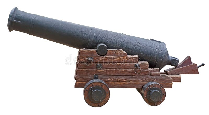 Old ship cannon stock image. Image of buccaneer, history - 127064345