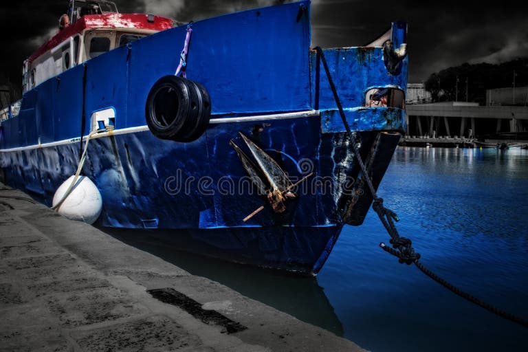 An old Ship in Dock stock photo. Image of marine, vessel - 149879622