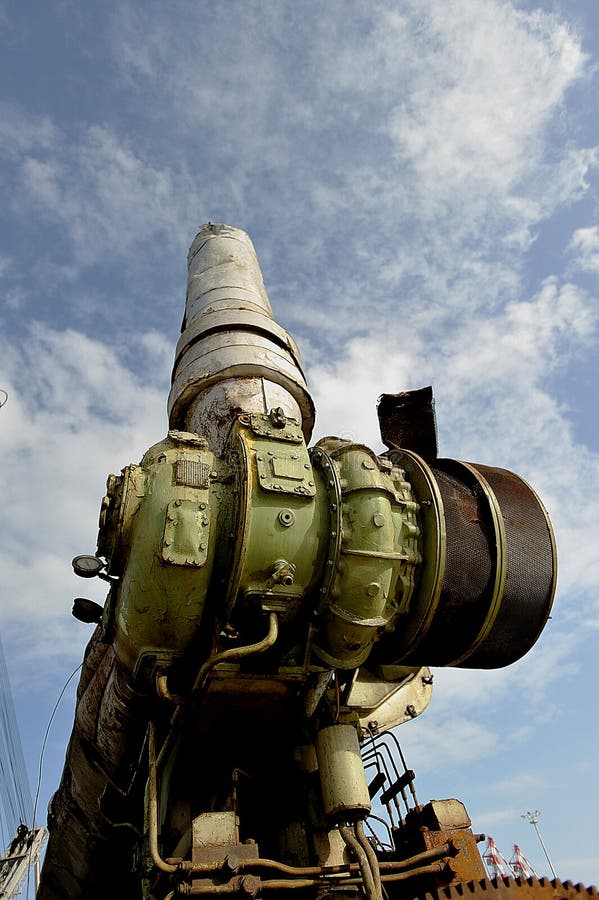 Old Ship Engine Whit Achimney Stock Photo - Image of boat, burn: 12078968
