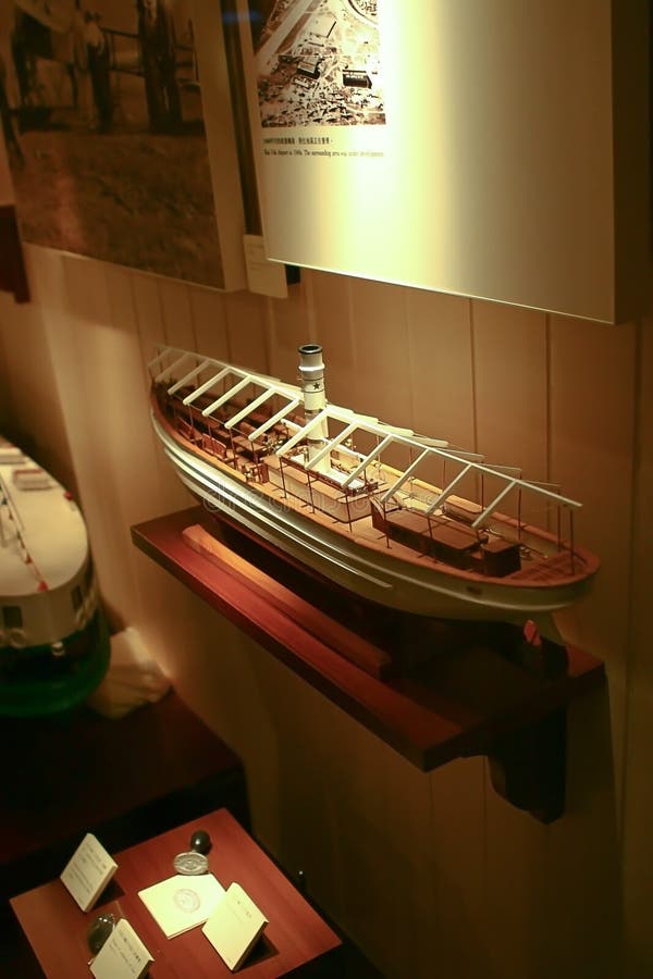 A Old Ship Model at HK Museum of History 19 Feb 2005 Editorial Image ...