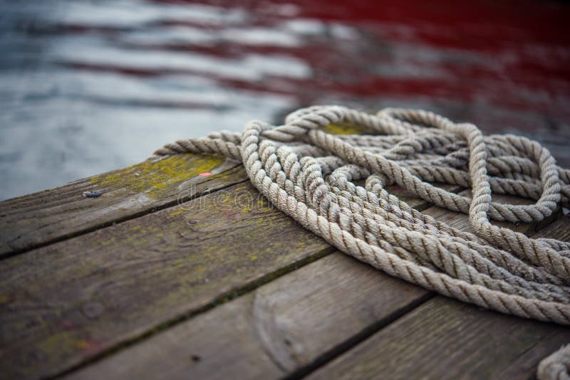 Old ship rope stock image. Image of dirty, cord, circle - 103273507