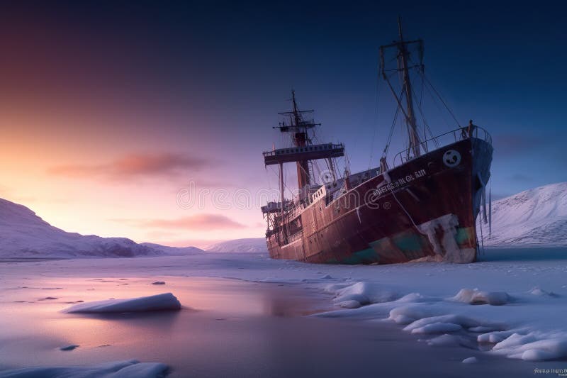 Ship Frozen Stock Illustrations – 576 Ship Frozen Stock Illustrations ...