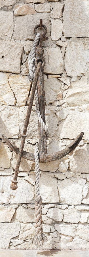 Old ships anchor stock image. Image of anchorage, outdoor - 82187933