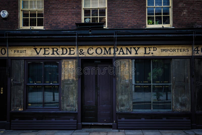 Old Shop in Front of Spitalfields Market in London Editorial Photo ...