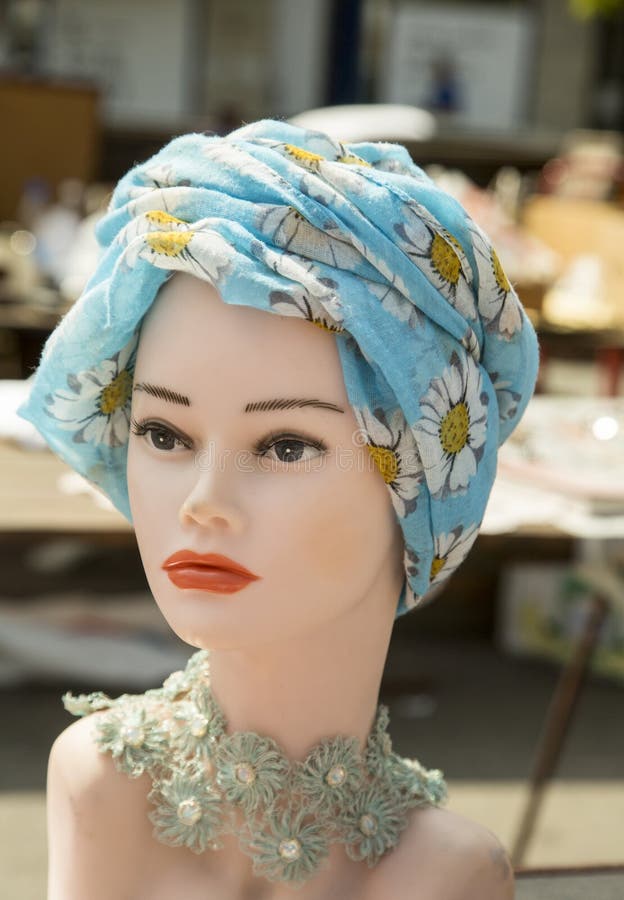 Old Fashion Shop Window Doll with Hat Stock Photo - Image of breast ...
