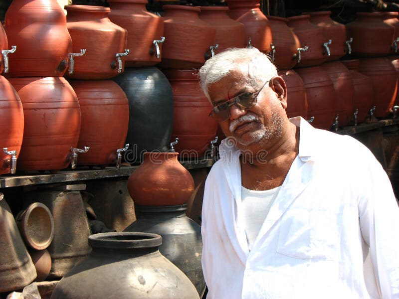 Old Shopkeeper stock photo. Image of potter, lots, store - 4780358