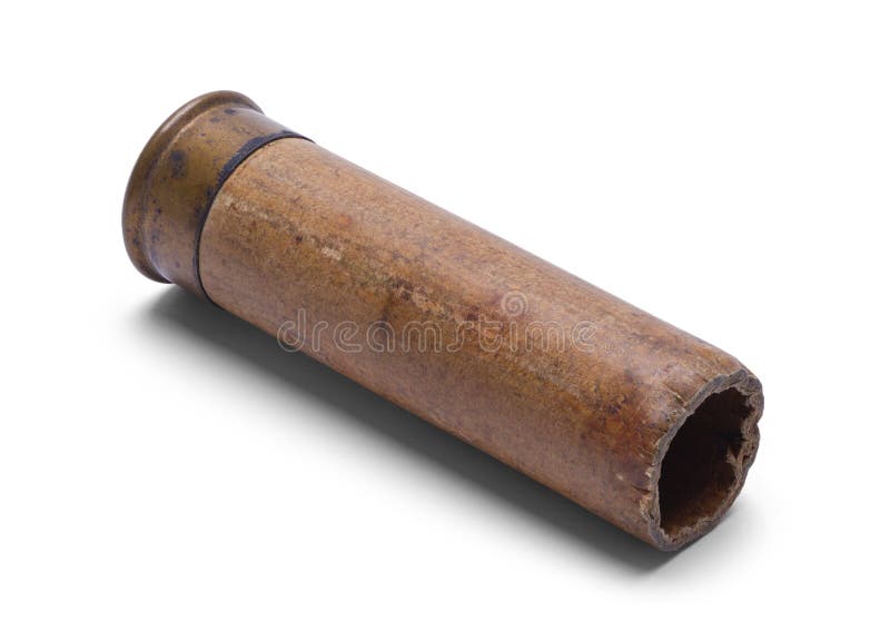 Old Shotgun Shell stock image. Image of shell, white - 170316027