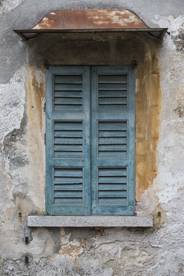 Old shutter window stock image. Image of color, italian - 34952533