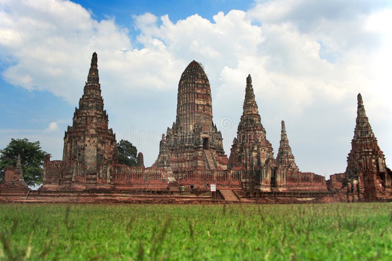 Old Siam Temple of Ayutthaya Stock Photo - Image of civilization ...
