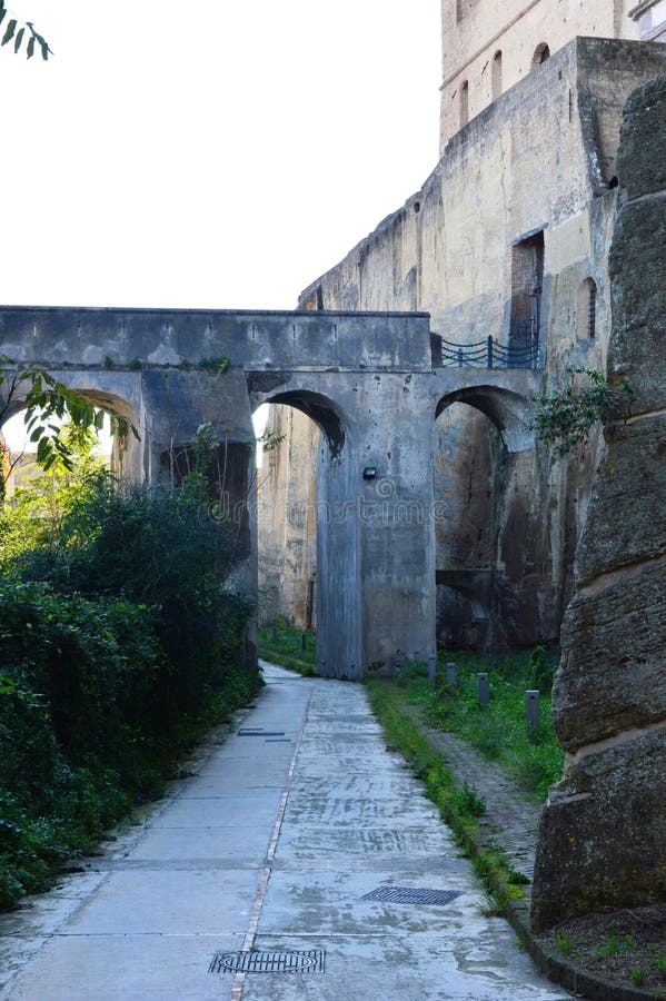 Old sights in Naples stock photo. Image of arch, ruins - 273464842