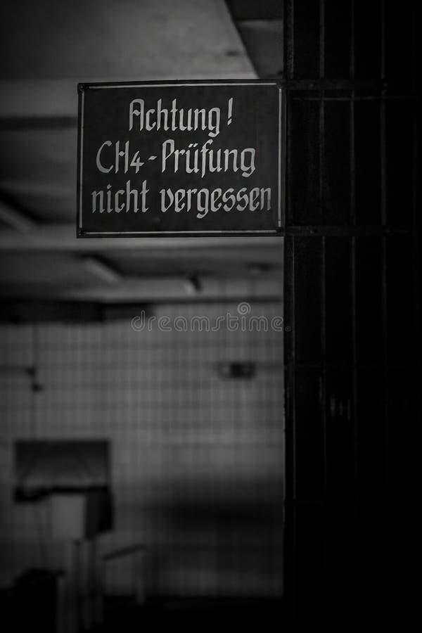 Old Sign in an Abandoned Mine Editorial Photography - Image of ...