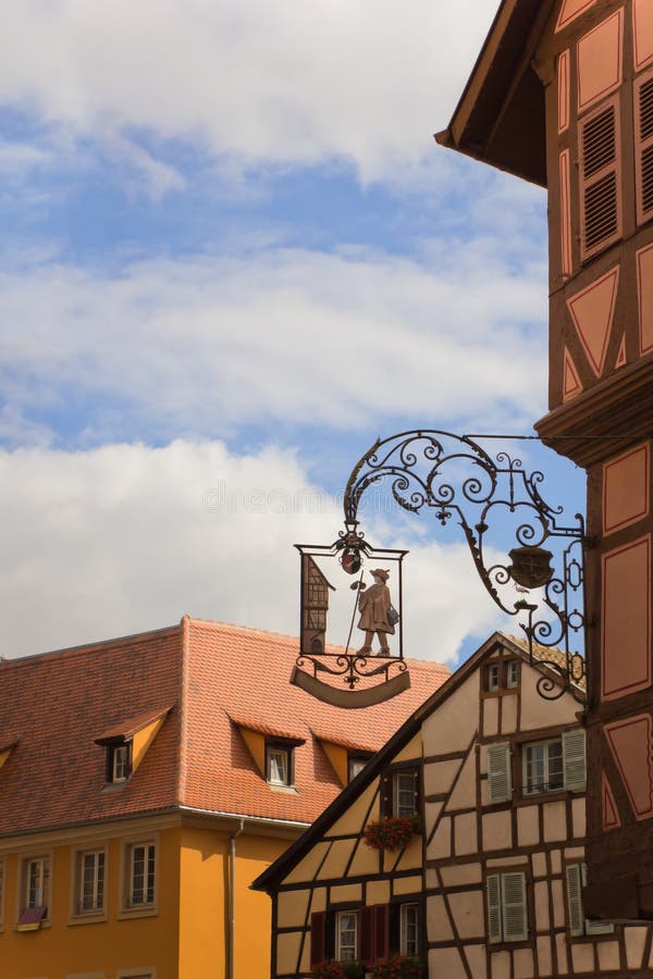 Old signs stock image. Image of historic, france, facade - 29655141