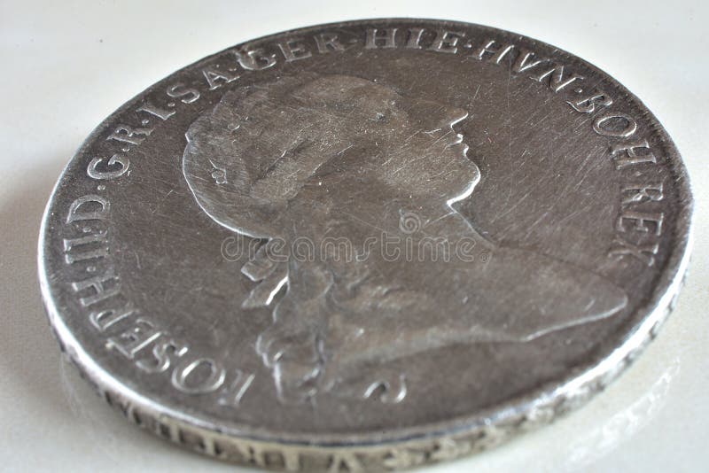 Old silver coins stock photo. Image of macro, 1790, isolated - 90792494