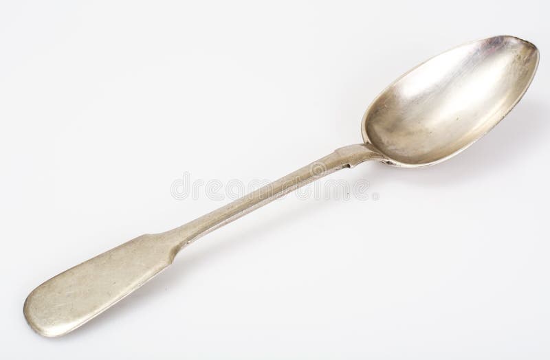 Old silver cutlery stock photo. Image of dinner, pattern - 91236348
