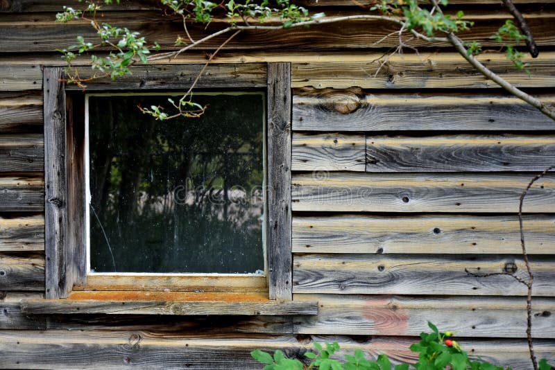 Old Single Pane Wooden Window Stock Photo - Image of broken, dirty ...