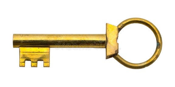 Old Skeleton Brass Key stock photo. Image of antique - 254862116