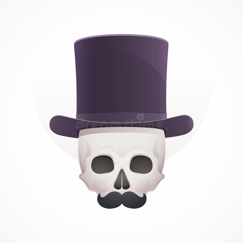 Old skull stock vector. Illustration of face, funky, elegant - 30081988