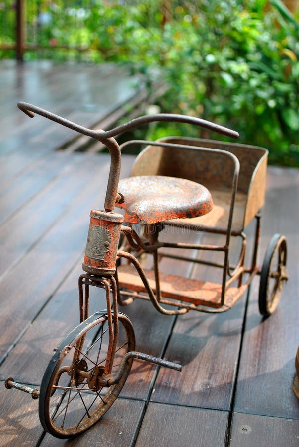 Old small bicycle stock image. Image of retro, wheel - 34297253