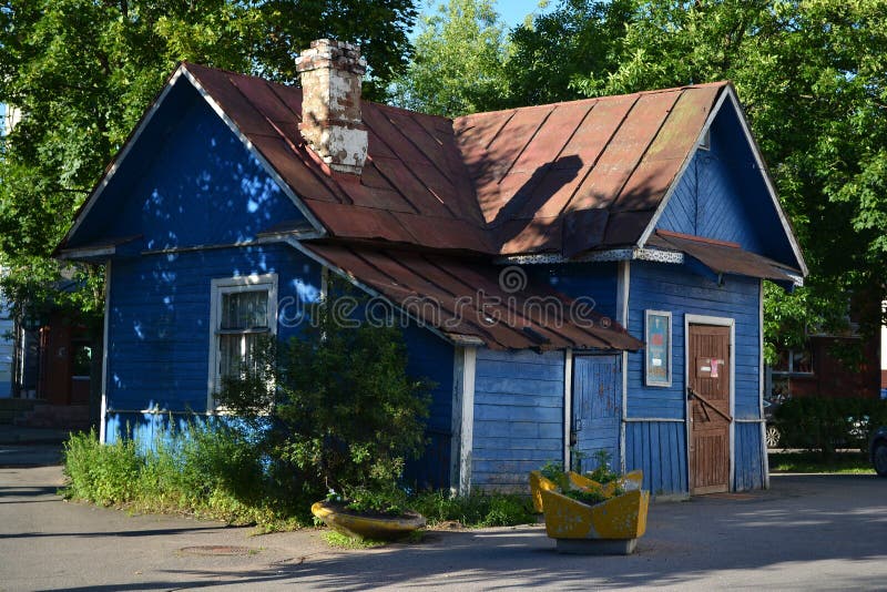 Old Small Country Wooden House Stock Image - Image of russian, home ...