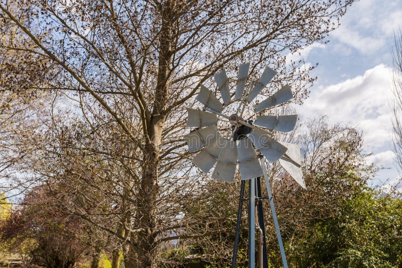 Old small windmill stock photo. Image of blue, vintage - 60292240