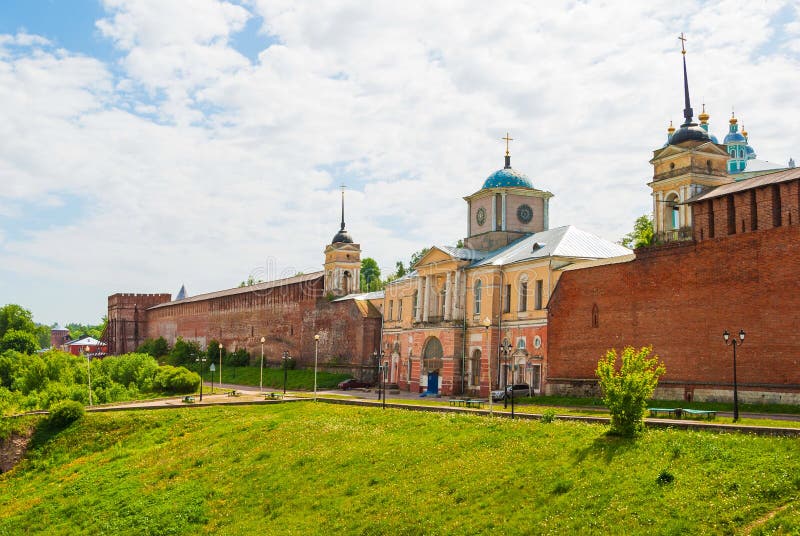 Ancient Smolensk Kremlin on the West of Russia Stock Image - Image of ...