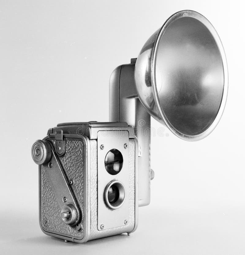 Old Snapshot Camera stock image. Image of fifties, flash - 8663743