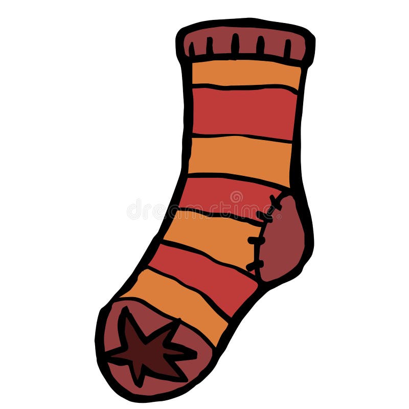 Sock Hole Stock Illustrations – 88 Sock Hole Stock Illustrations ...