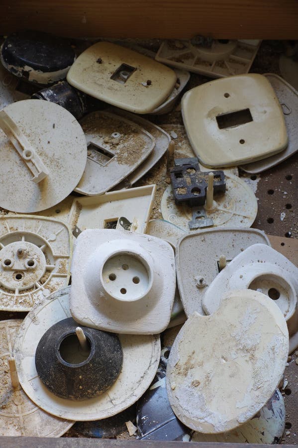 Old sockets and switches stock image. Image of cover - 97208073