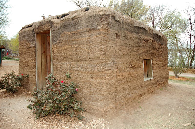 Old Sod House or Hut stock photo. Image of grass, western - 596314