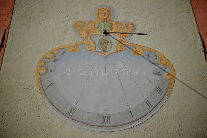 Old solar clock stock photo. Image of horizontal, concept - 43361626