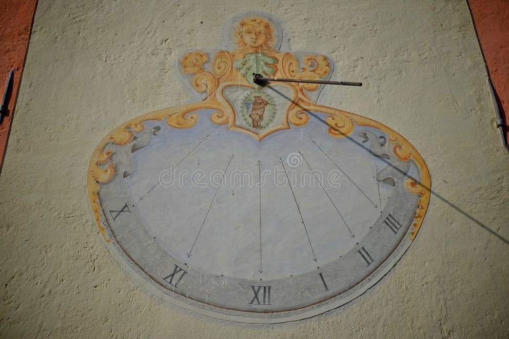 Old solar clock stock photo. Image of horizontal, concept - 43361626