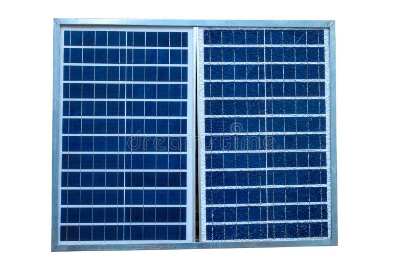 Old Solar Panels ,Renewable Solar Energy Stock Photo - Image of power ...