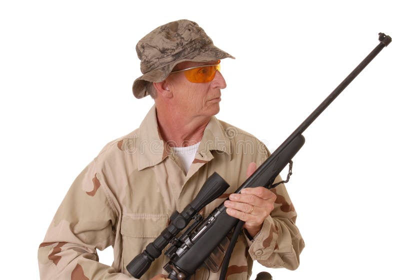 Old Soldier 10 stock image. Image of defense, fight, sniper - 1322475