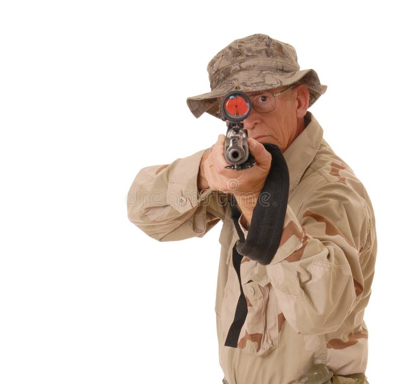 Old Soldier 15 stock image. Image of fight, assault, vintage - 1322485