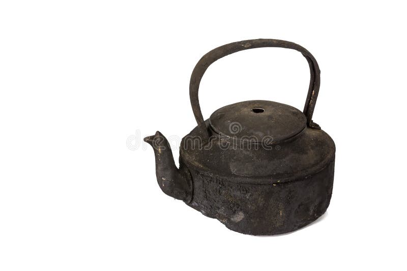 Old copper kettle stock photo. Image of teakettle, history - 19236128